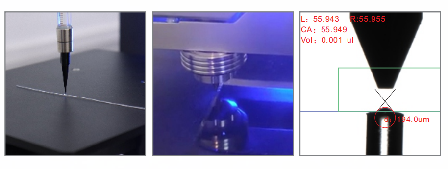 Application of contact angle measuring instrument in the determination ...